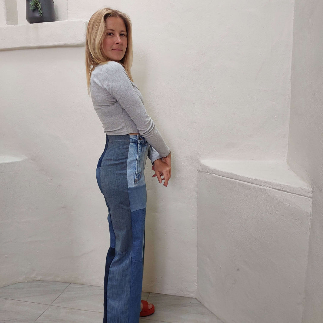 Heke Signature Patchwork Jeans | Ethical & New Zealand-Made Clothing ...