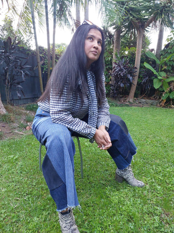 Heke Signature Patchwork Jeans | Ethical & New Zealand-Made Clothing ...